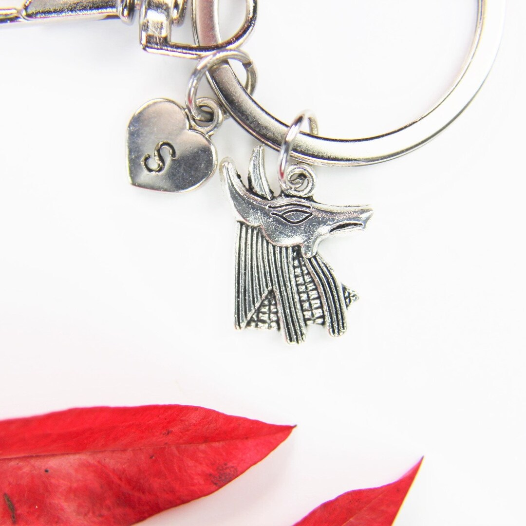 Egyptian Anubis Head Keyrings Travel Gift Coworker Gift Egyptian Anubis ...