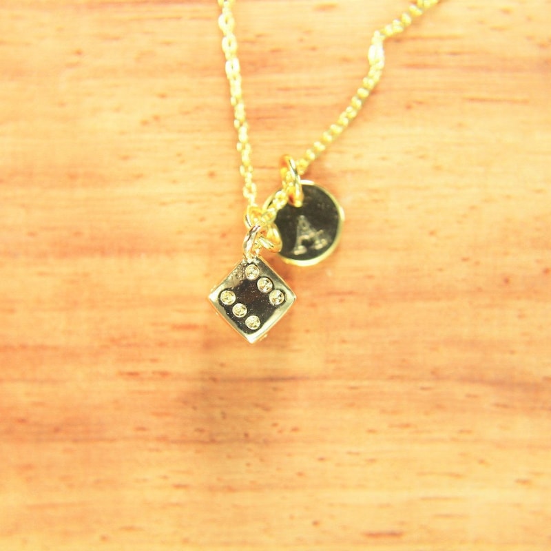Dice Necklace - Etsy