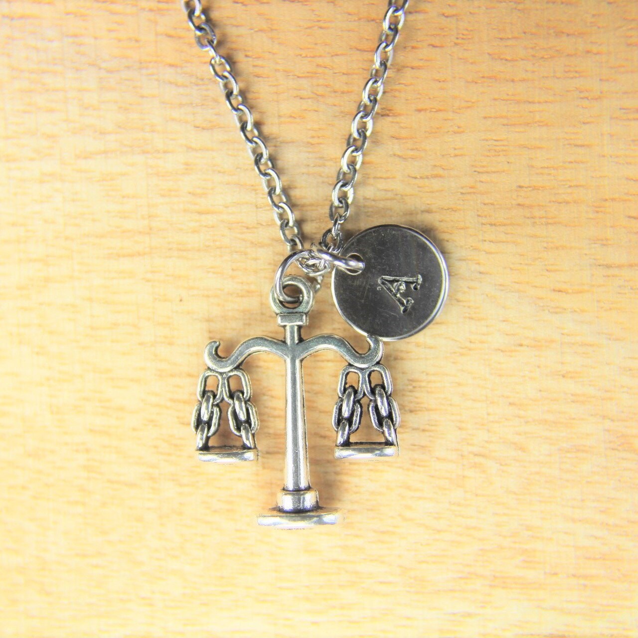 Lawyer Necklace Silver Scale Charm Necklace Law School Gift Attorney ...