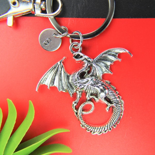Dragon Keychain - Etsy