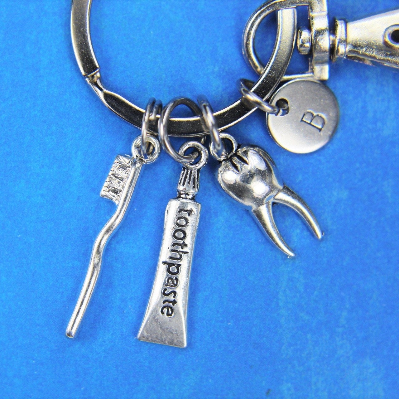 Pasta de dientes de plata y cepillo de dientes diente dental | Etsy