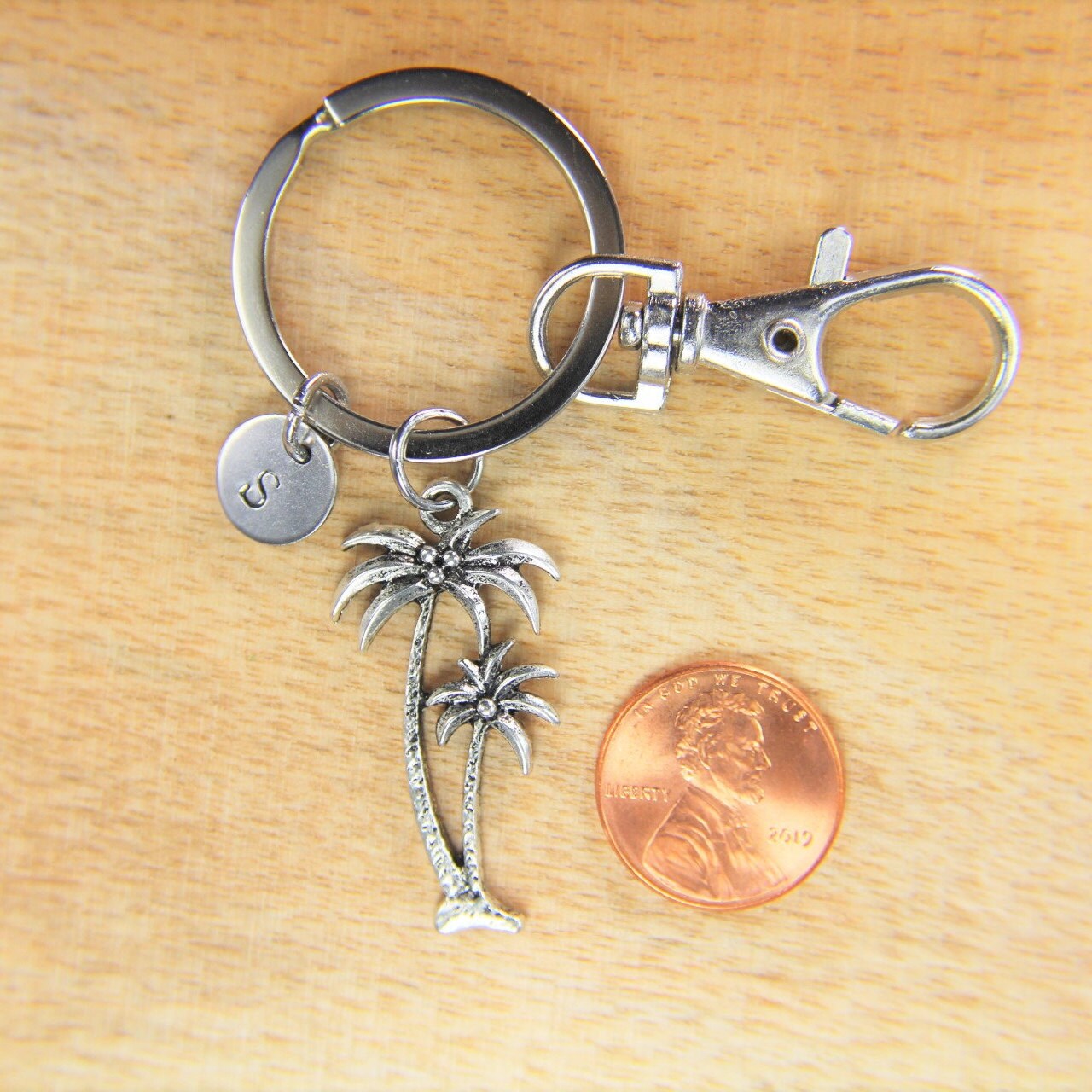 Silver Coconut Tree Charm Keychain Coconut Tree Gift Coconut - Etsy UK