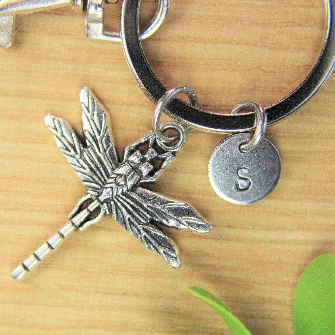 Dragonfly Keychains Dragonfly Charm Keychain Dragonfly Key - Etsy