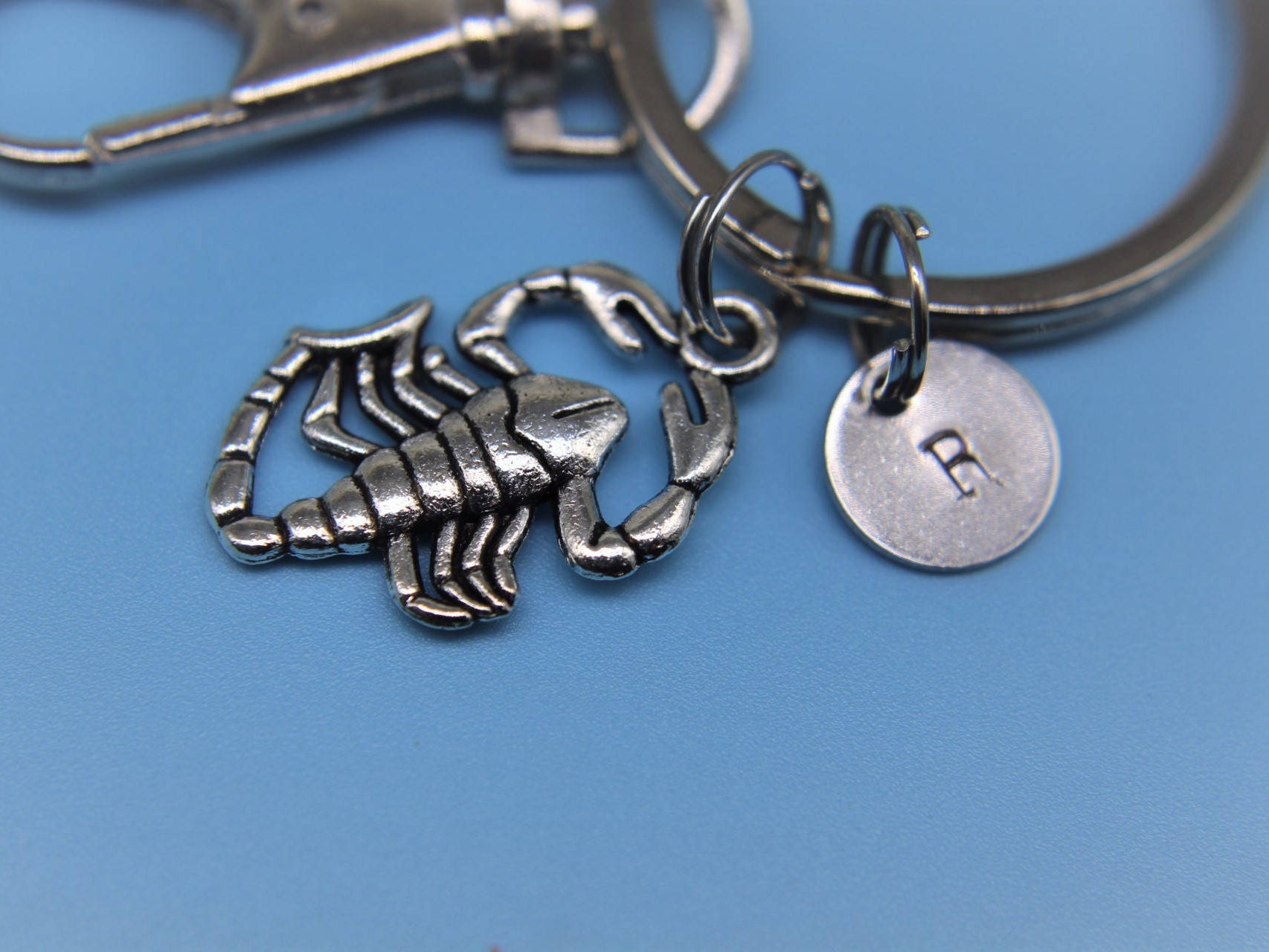 Scorpion Star Sing Keychain Scorpion Pendant Scorpion Charm | Etsy