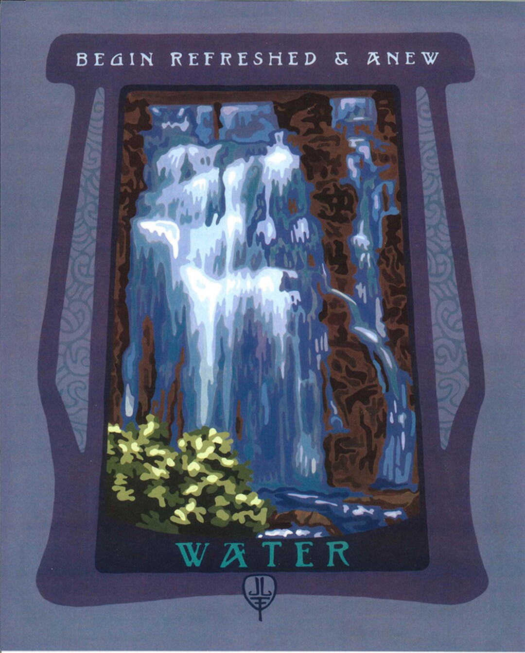 Julie Leidel Elements Art Prints Water - Etsy