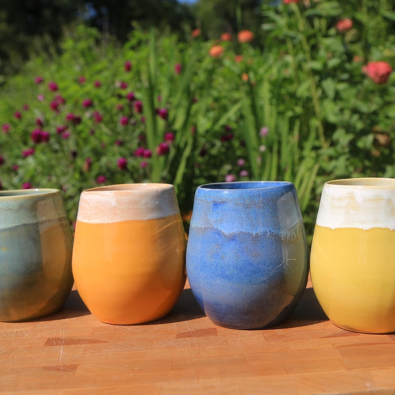 Ceramic Wine Glass - Etsy