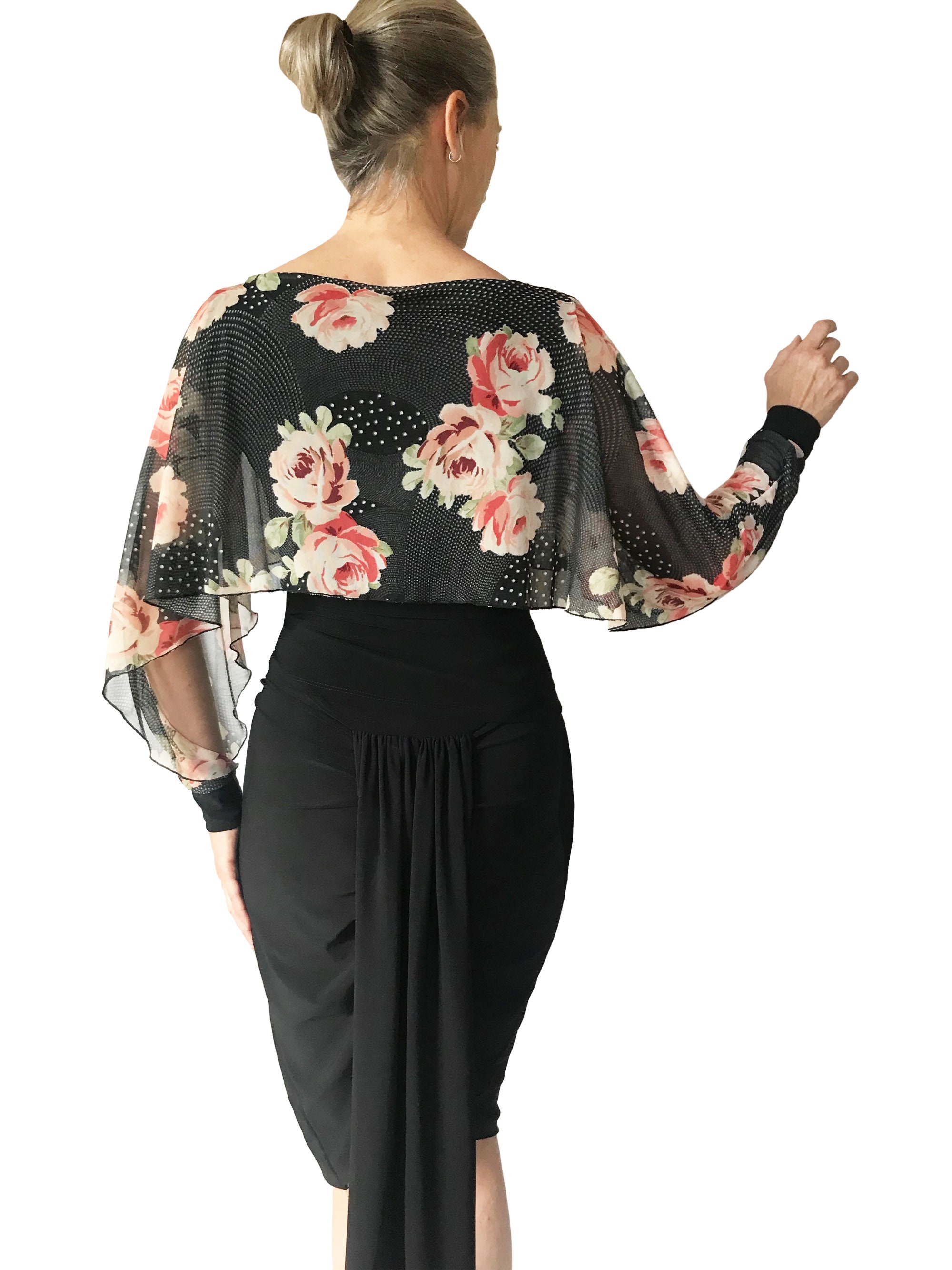 Long Sleeve Chiffon Tango Top - Etsy