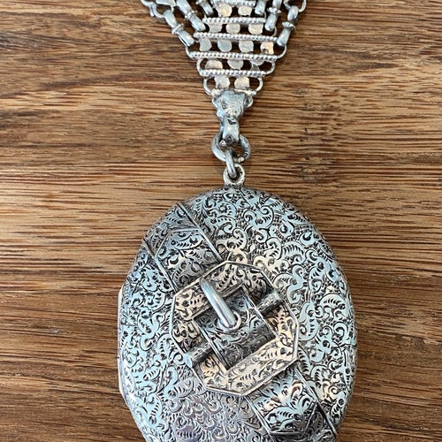 Victorian Silver Locket - Etsy