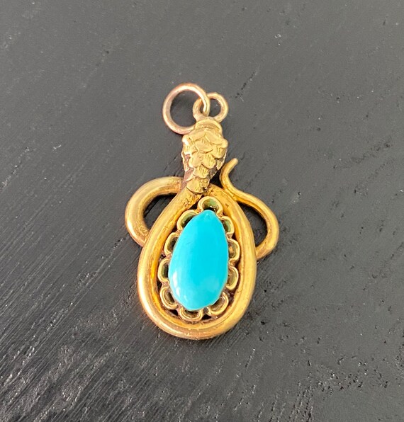 Victorian turquoise snake - Gem