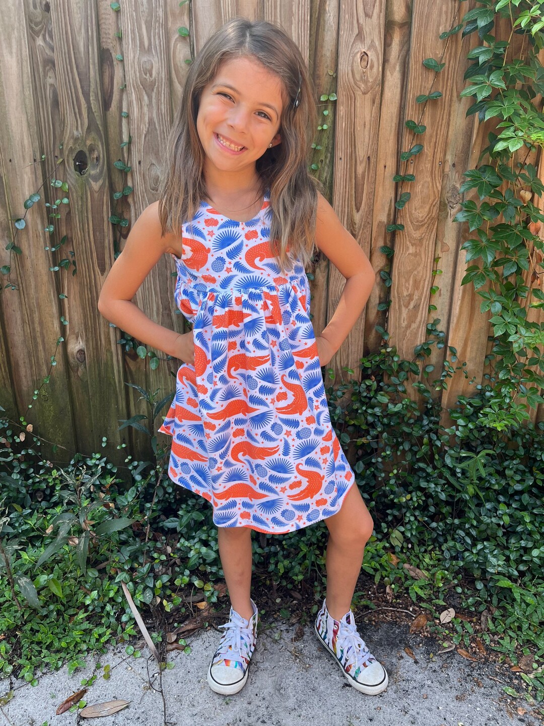 Florida Gator Tropical Dress, Game Day, College Apparel, Florida Gator ...