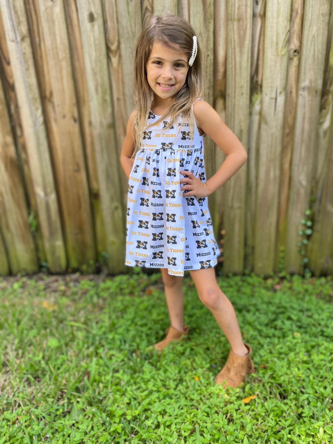 Mizzou Tiger Dress, Baby Dress, Toddler Dress, Girl Dress, Missouri ...
