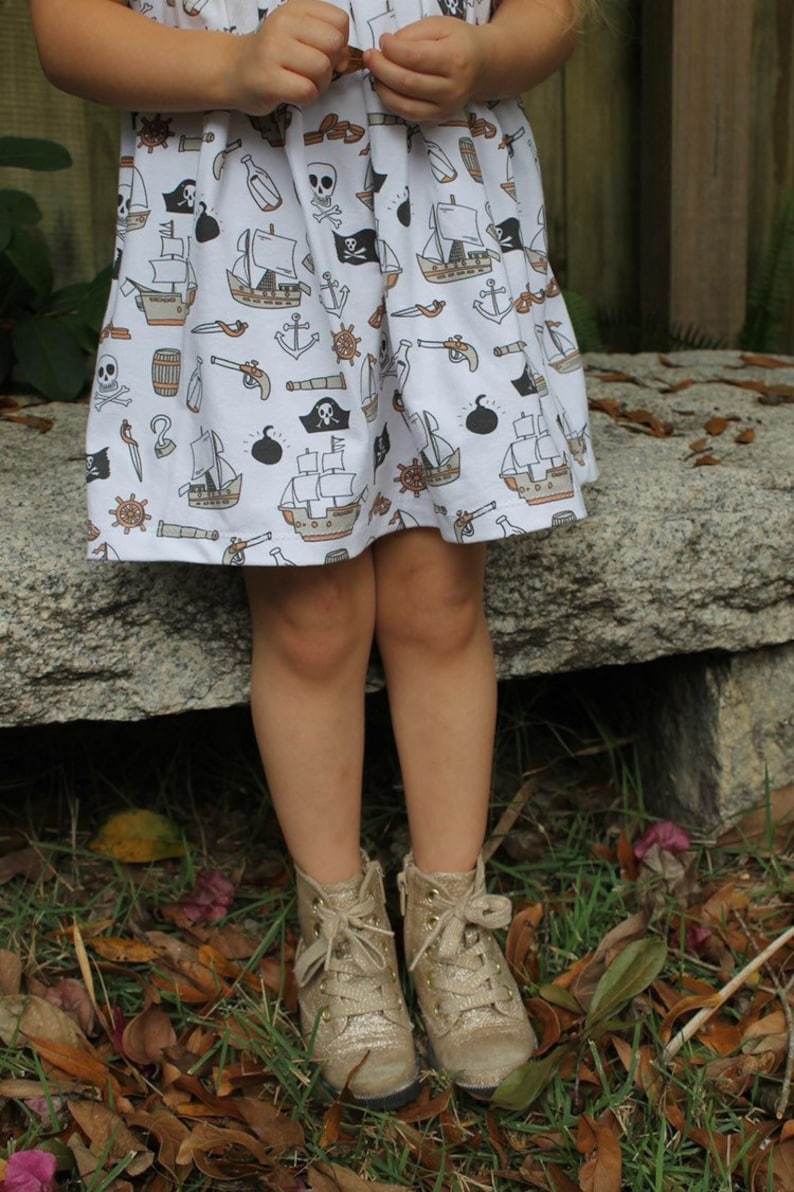Ahoy Matey Dress, Baby Dress, a Toddler Dress, Girl Dress, Pirate ...