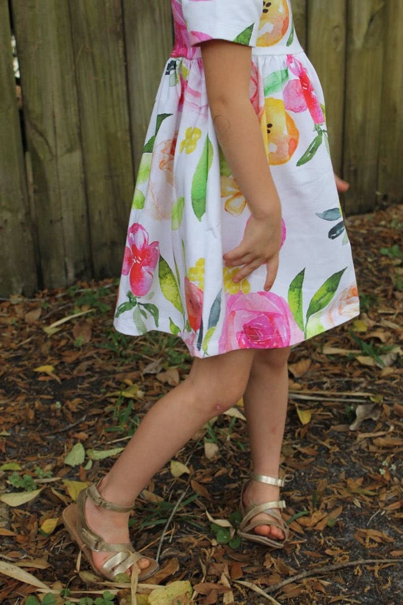 Spring Peonies Dress baby dress toddler dress girl dress | Etsy