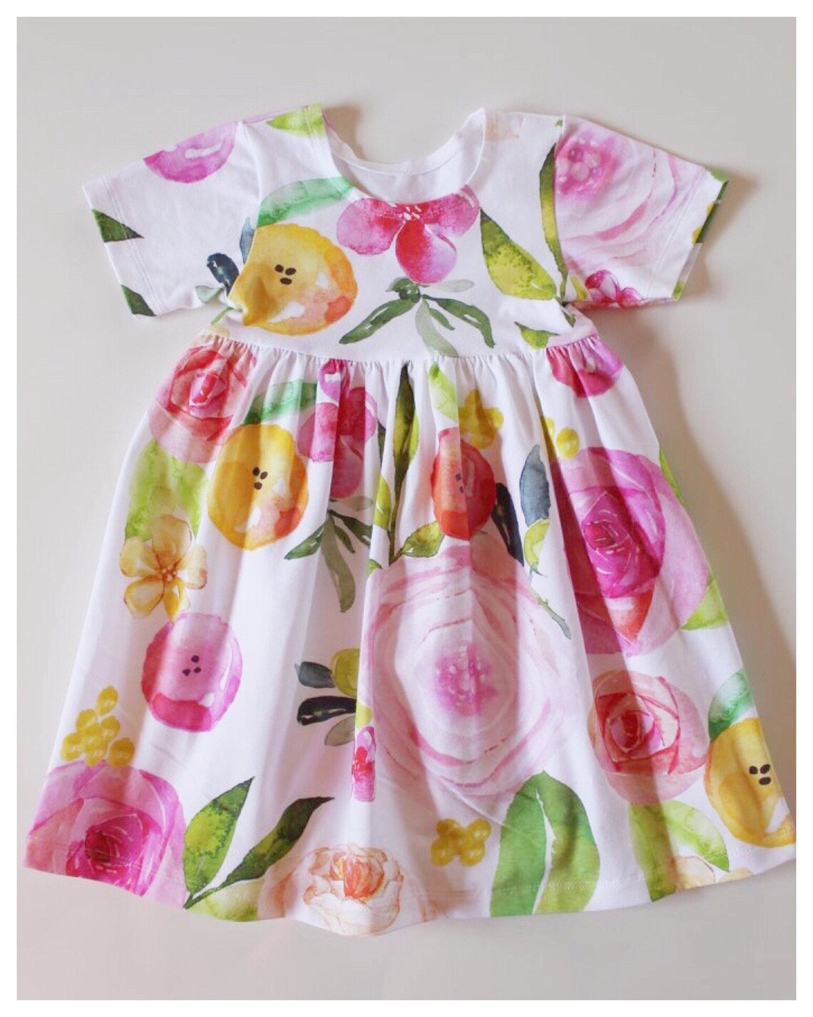 Spring Peonies Dress, Baby Dress, Toddler Dress, Girl Dress, Easter ...