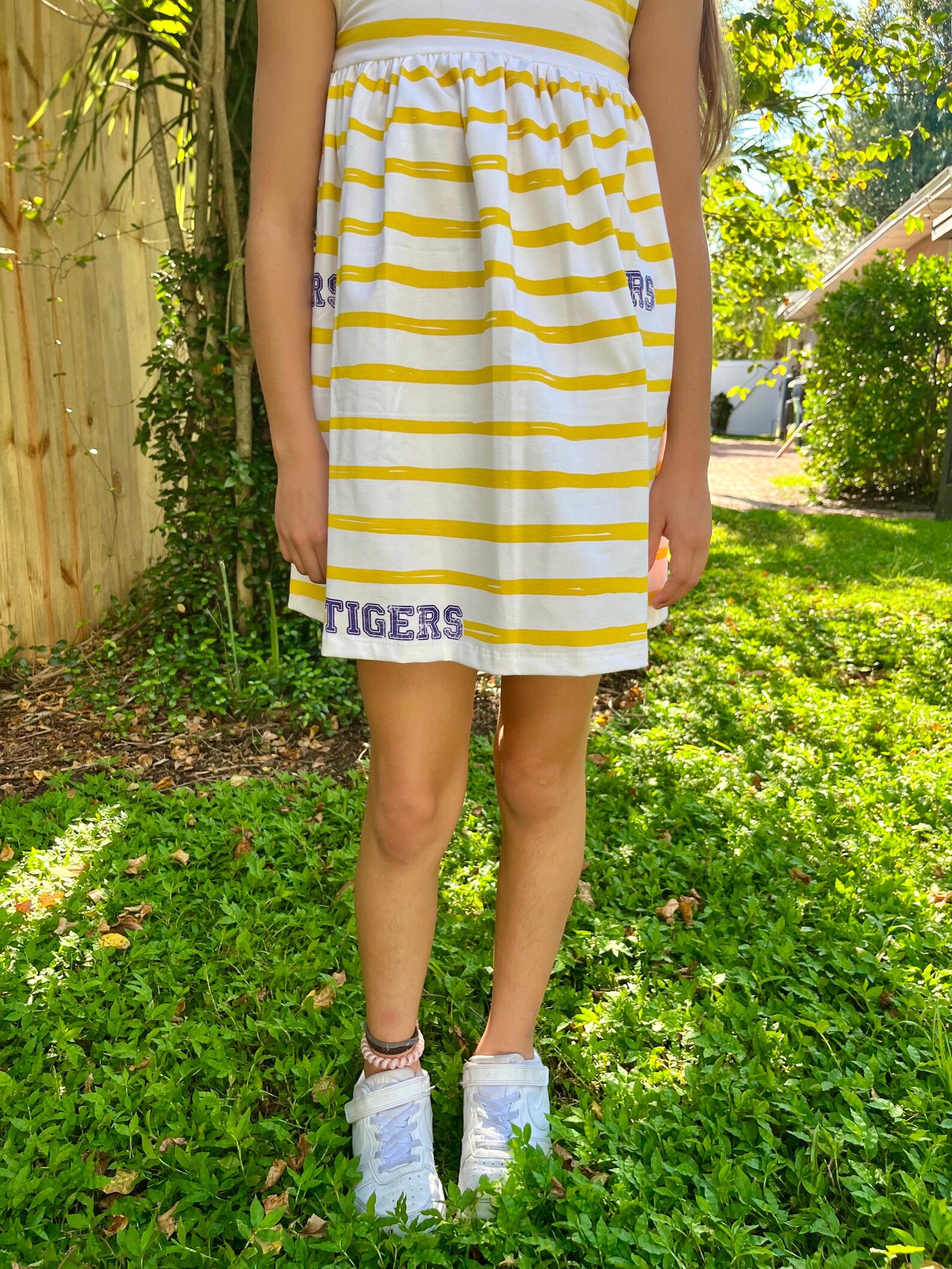 LSU Tigers Stripe Dress, Game Day, Sec, College Apparel, Baby, Girl ...
