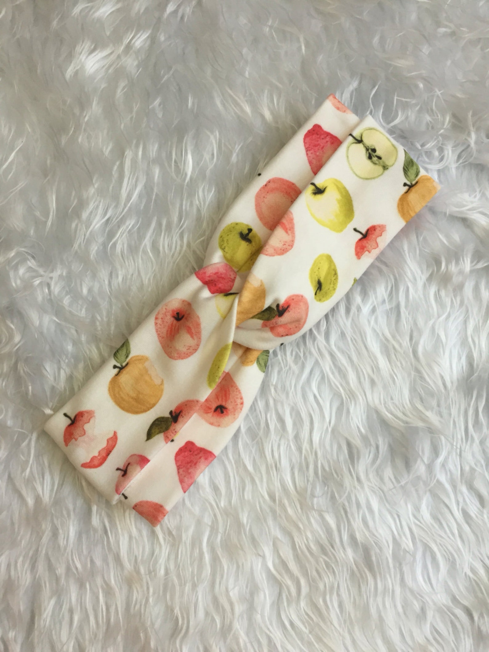 Apples Bow Knot or Turban Back to School Toddler Bow Knot | Etsy