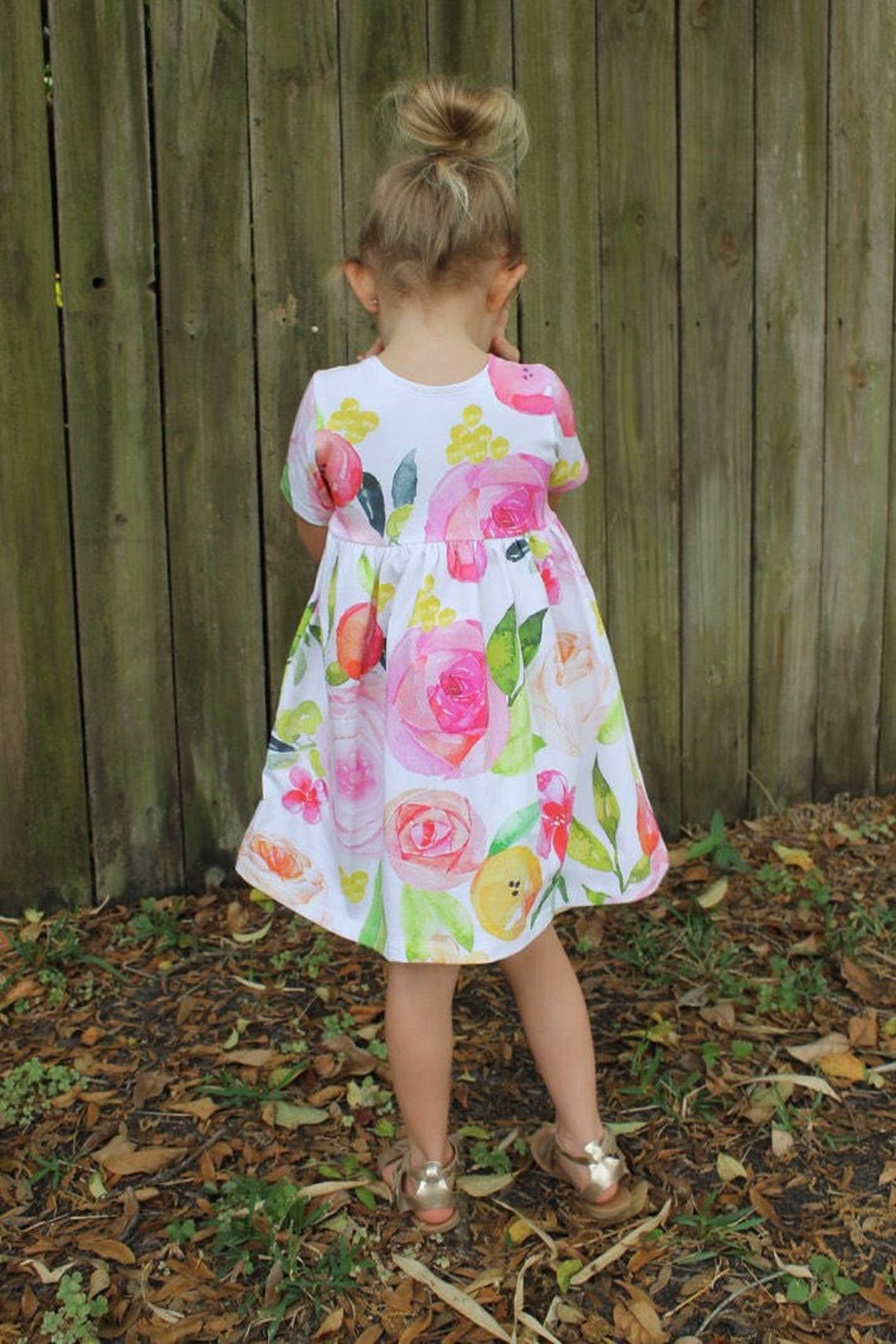 Spring Peonies Dress baby dress toddler dress girl dress | Etsy