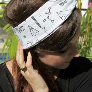 Blinded Me With Science Bow Knot, Turban, Top Knot, Adult Headband ...