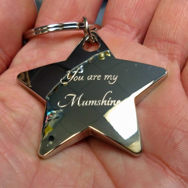 Star Keychain - Etsy