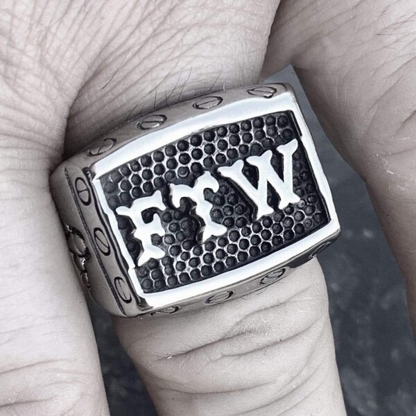 Biker Ring - Etsy