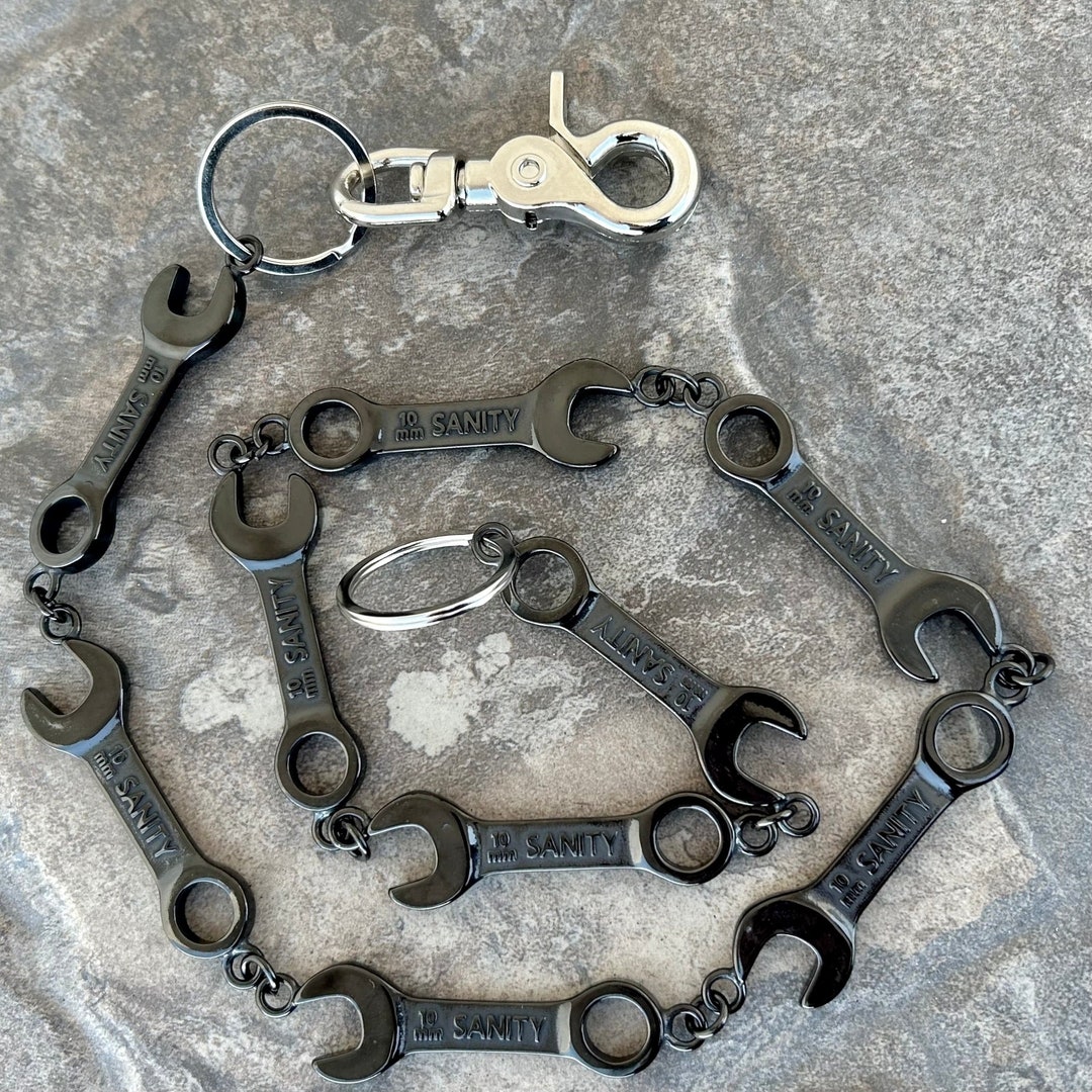Wrench Black Wallet Chain WC02 - Etsy