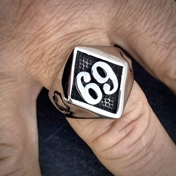69 Ring - Etsy