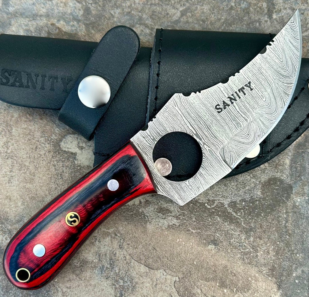 Jesse James Red & Black Wood Damascus Horizontal and Vertical Carry 7 ...