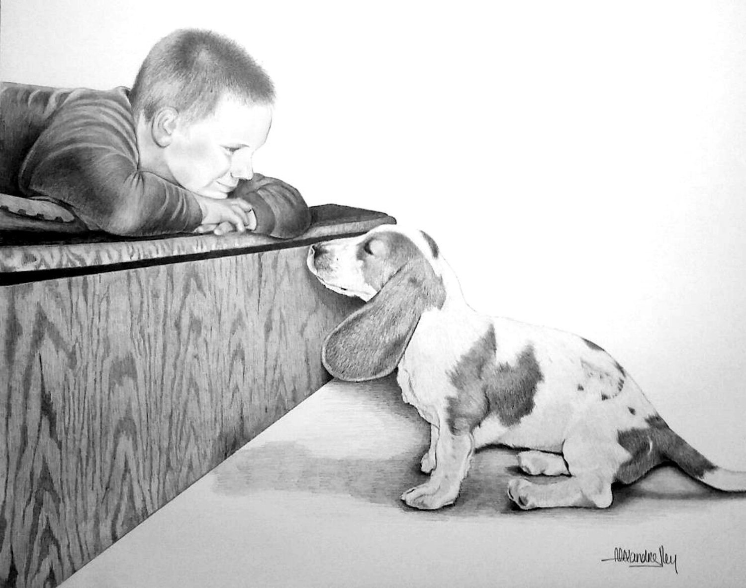 Pet and owner Pet and owner portrait Pet and owner gift Pet | Etsy