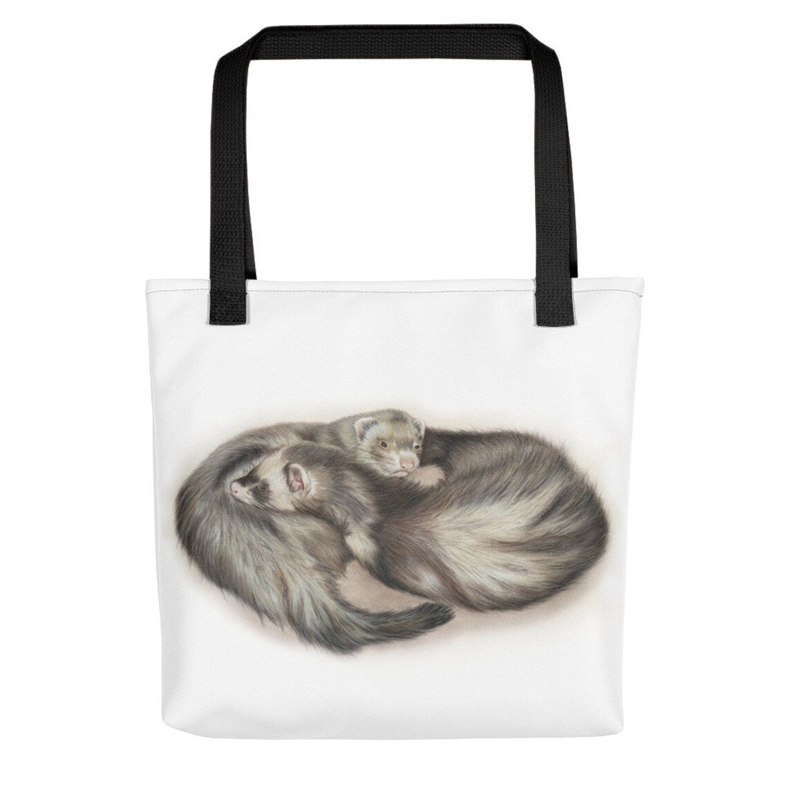 Ferret Tote bag Ferrets Ferret lover gift Ferret lover | Etsy