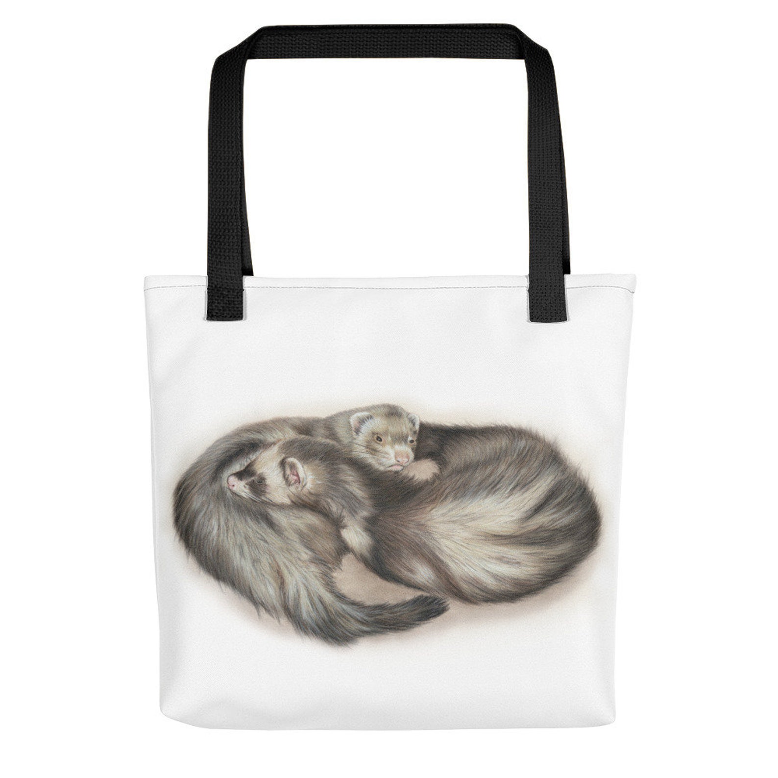 Ferret Tote bag Ferrets Ferret lover gift Ferret lover | Etsy