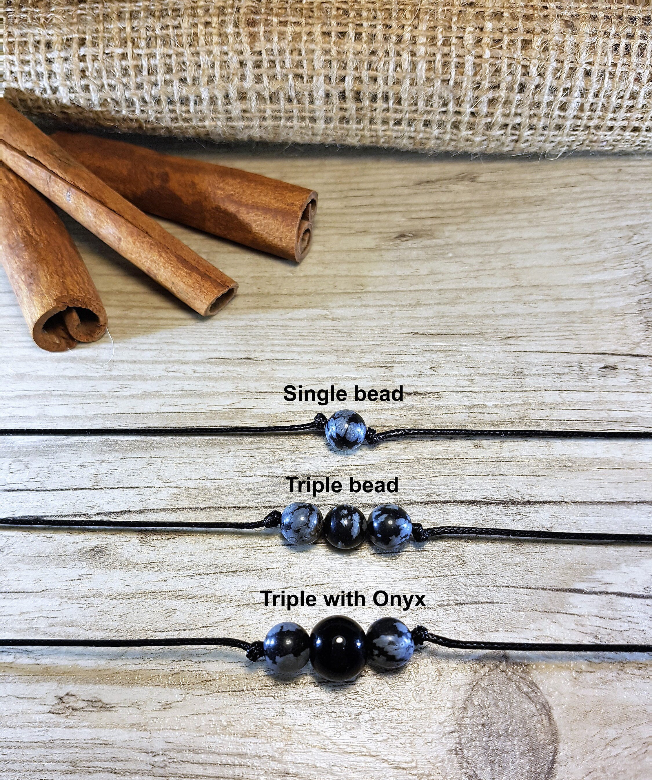 Snowflake Obsidian, Obsidian Choker, Black Onyx Choker, Gemstone Choker ...