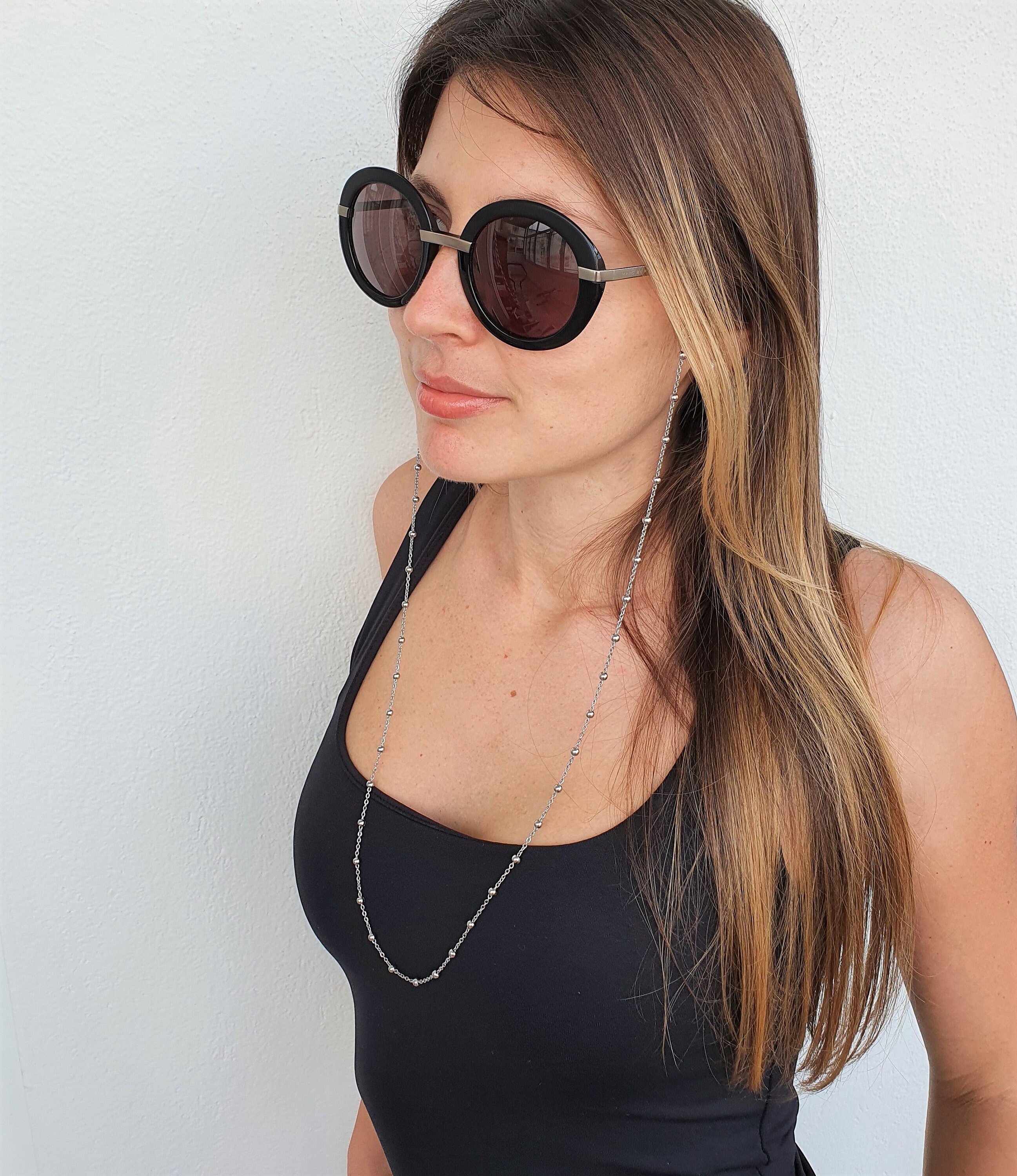 Silver Glasses Chain Elegant Glass Chain Sunglasses Chain | Etsy