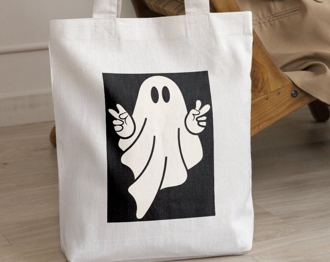 Ghost Peace Sign SVG Ghost Svg Cute Ghost SVG Spooky Season Cute ...