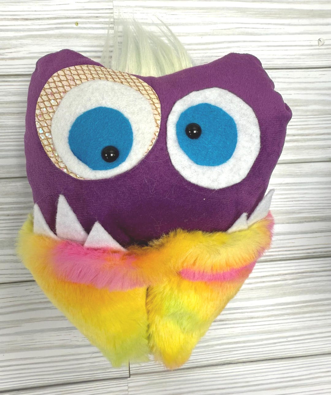 Worry Monster Plushie - Anxiety Relief Toy, Calming Gift - Etsy