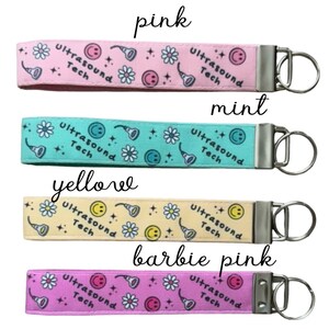 Ultrasound Tech Key Fob Keychain, Ultrasound Tech Accessories Gift ...