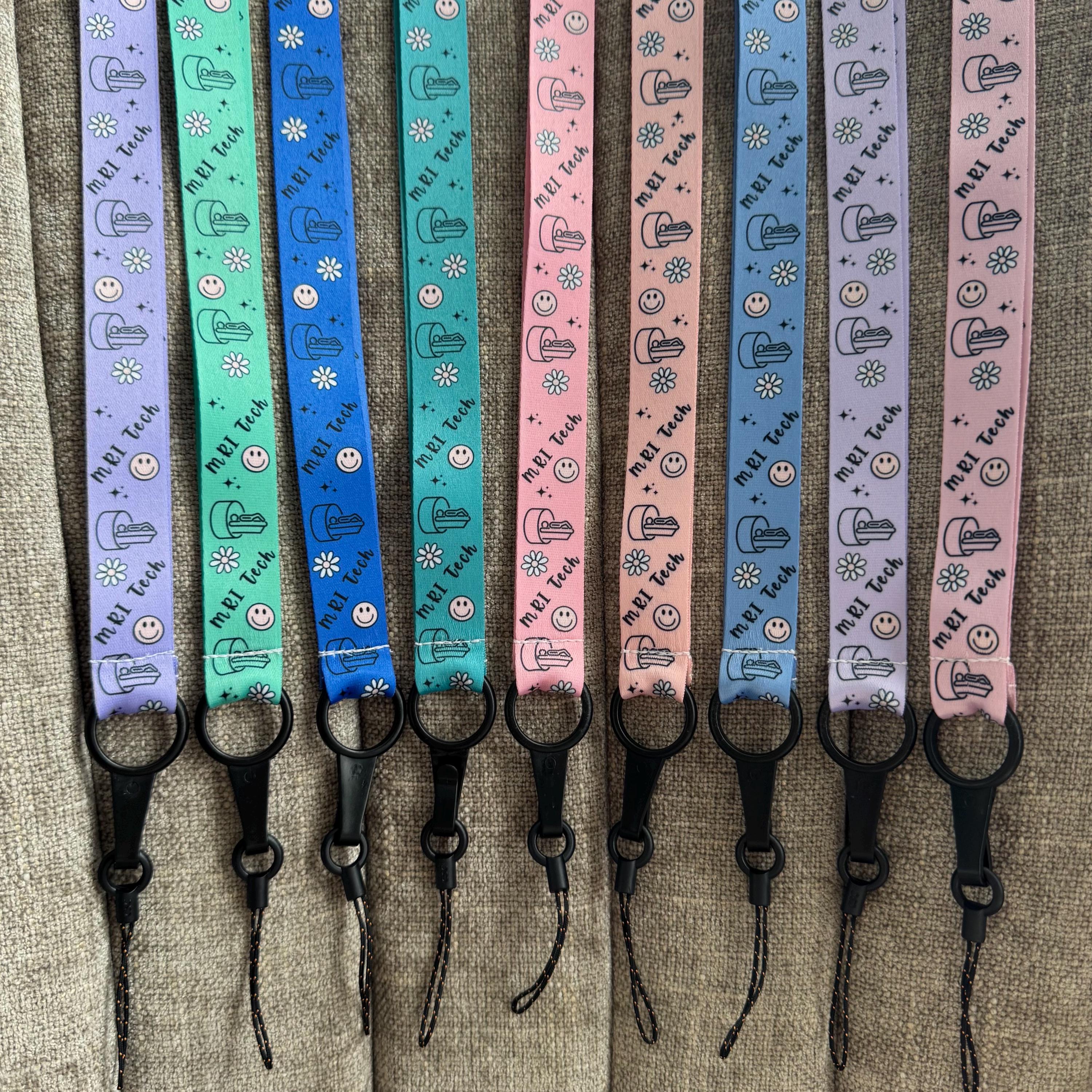 MRI Tech Lanyard: Silk Webbing Badge Holder With Plastic Attachment - Etsy