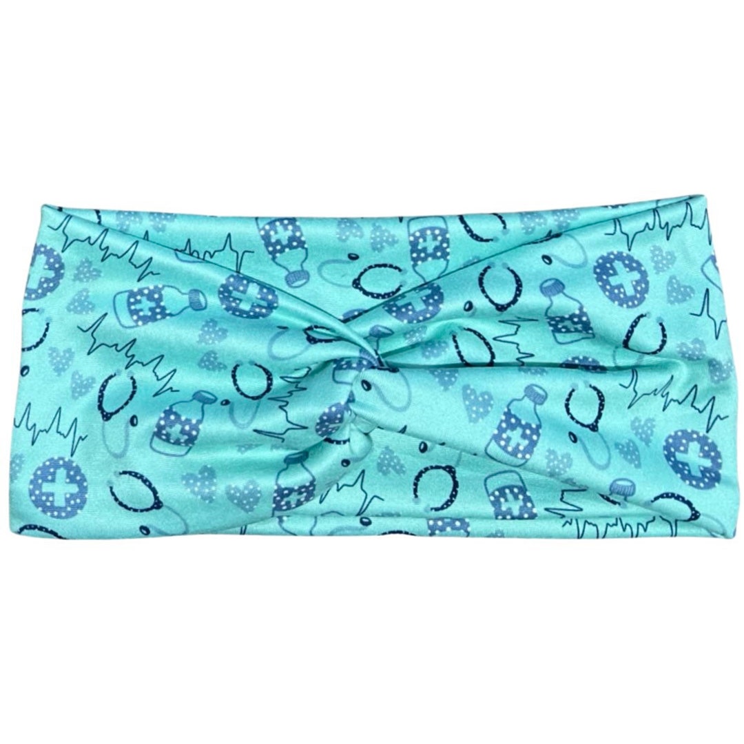 Sage Medical Headband, Adult Nonslip Headband, Soft Turban Headband ...