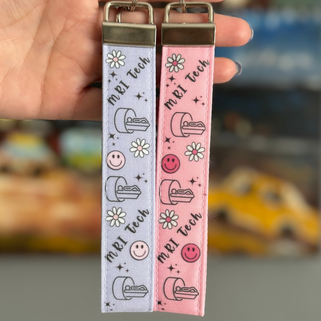 MRI Tech Key Fob Keychain, MRI Tech Accessories Gift, Keychain Wristlet ...