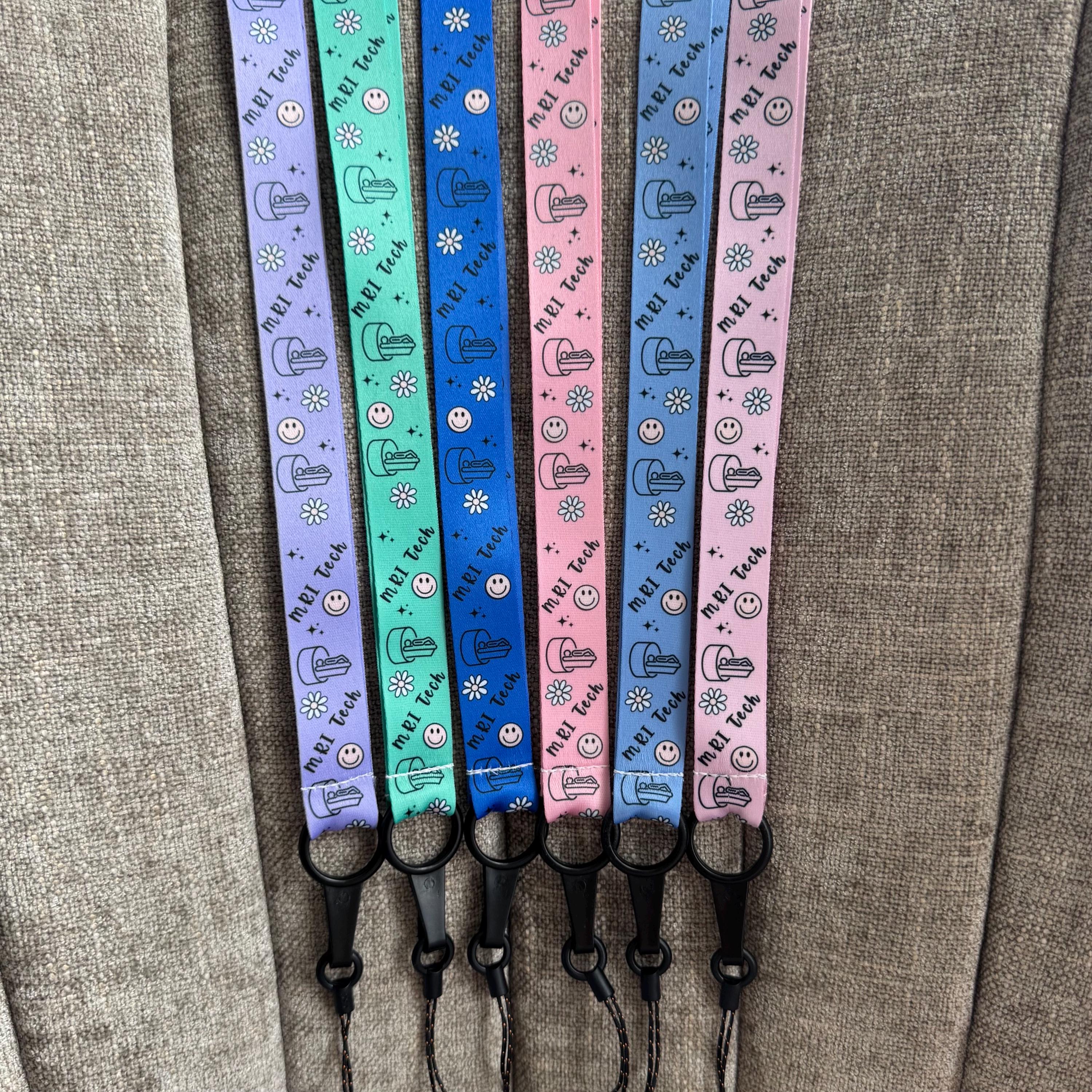 MRI Tech Lanyard: Silk Webbing Badge Holder With Plastic Attachment - Etsy