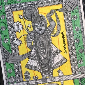 Shrinathji Art Print. - Etsy