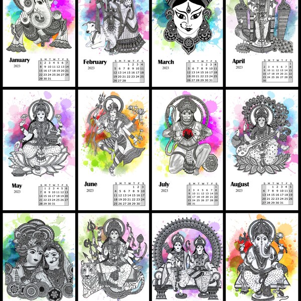 4x6 Desk Calendar - Etsy