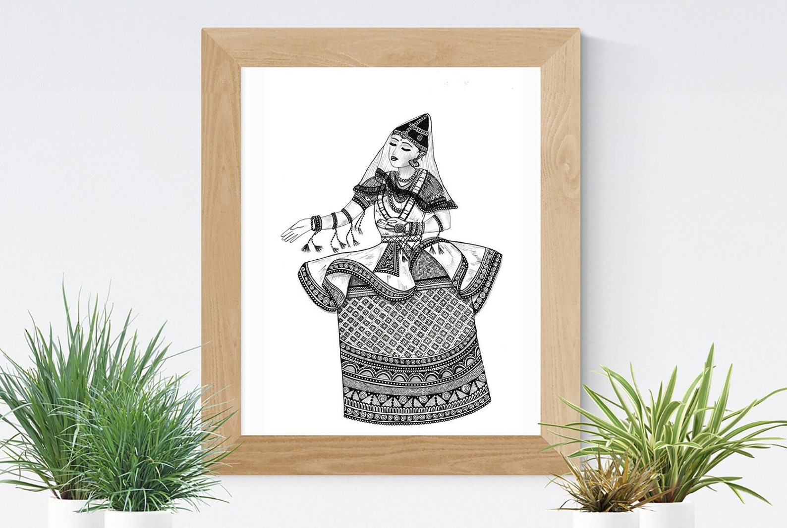 Manipuri Dancer Art Print, Indian Classical Dancer - Etsy