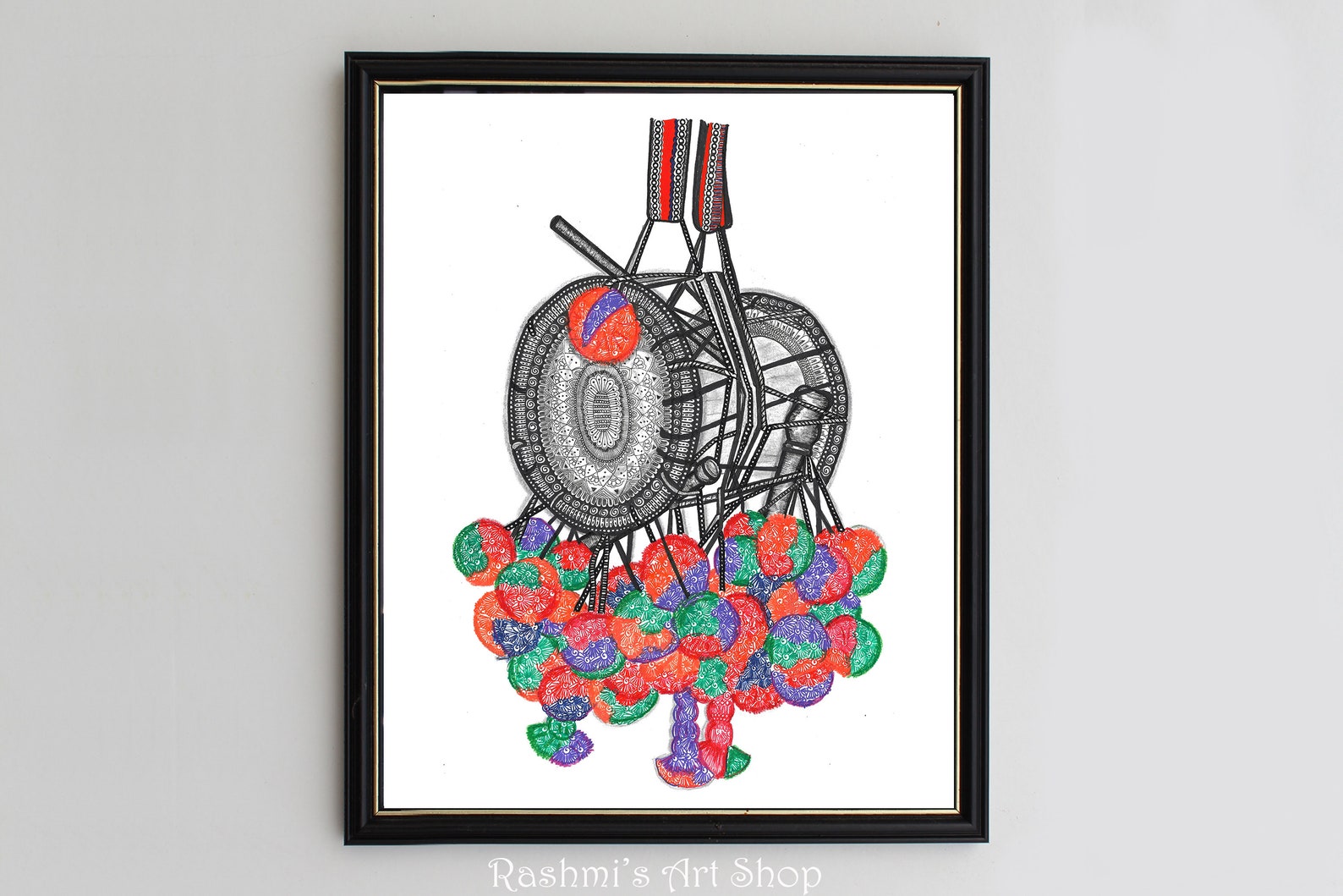 Edakka / Idakka Kerala Related Art Print Home Decor - Etsy