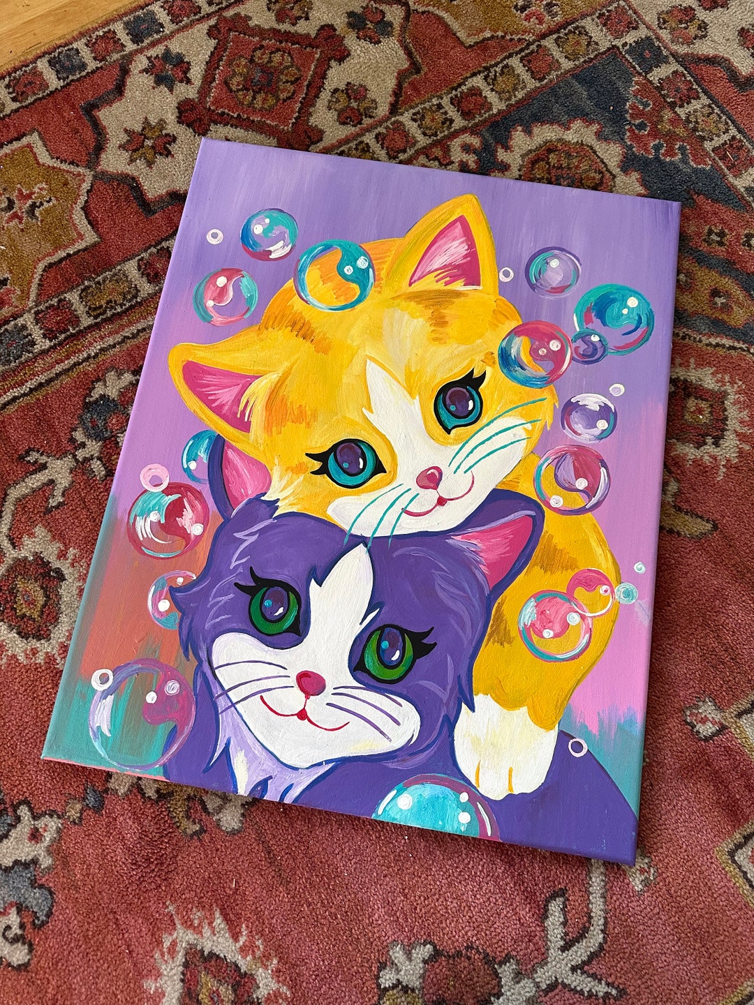 90s Nostalgia, Wall Art, Acrylic Painting, Decorative Art, Colorful Art ...