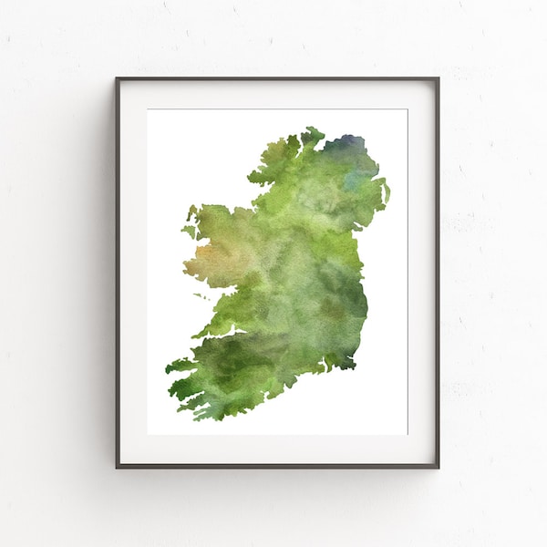Ireland Watercolor - Etsy