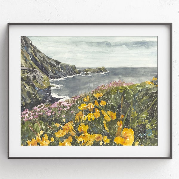 Ireland Watercolor - Etsy