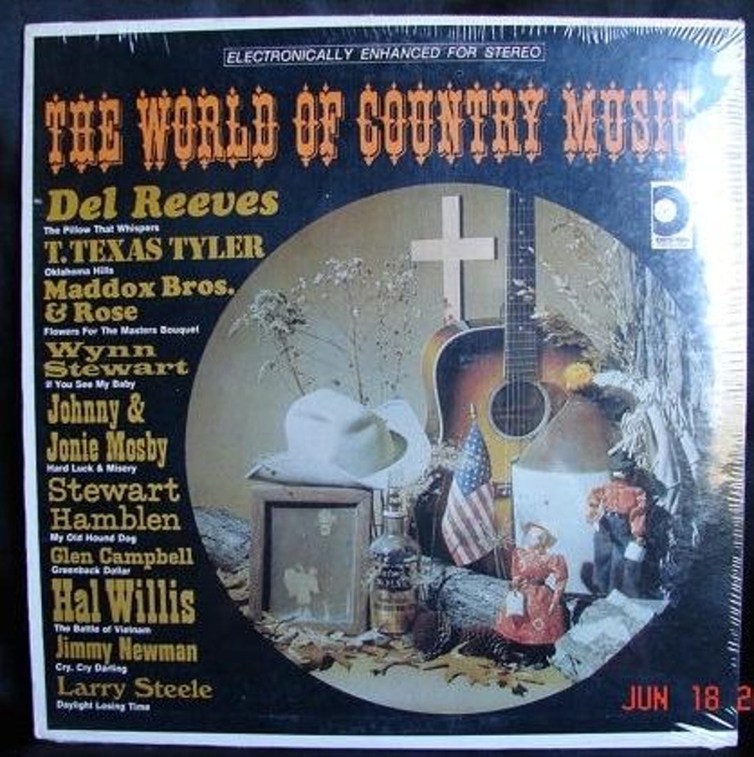 The World of Country Music Label Design Records SDLP-640 New Sealed ...
