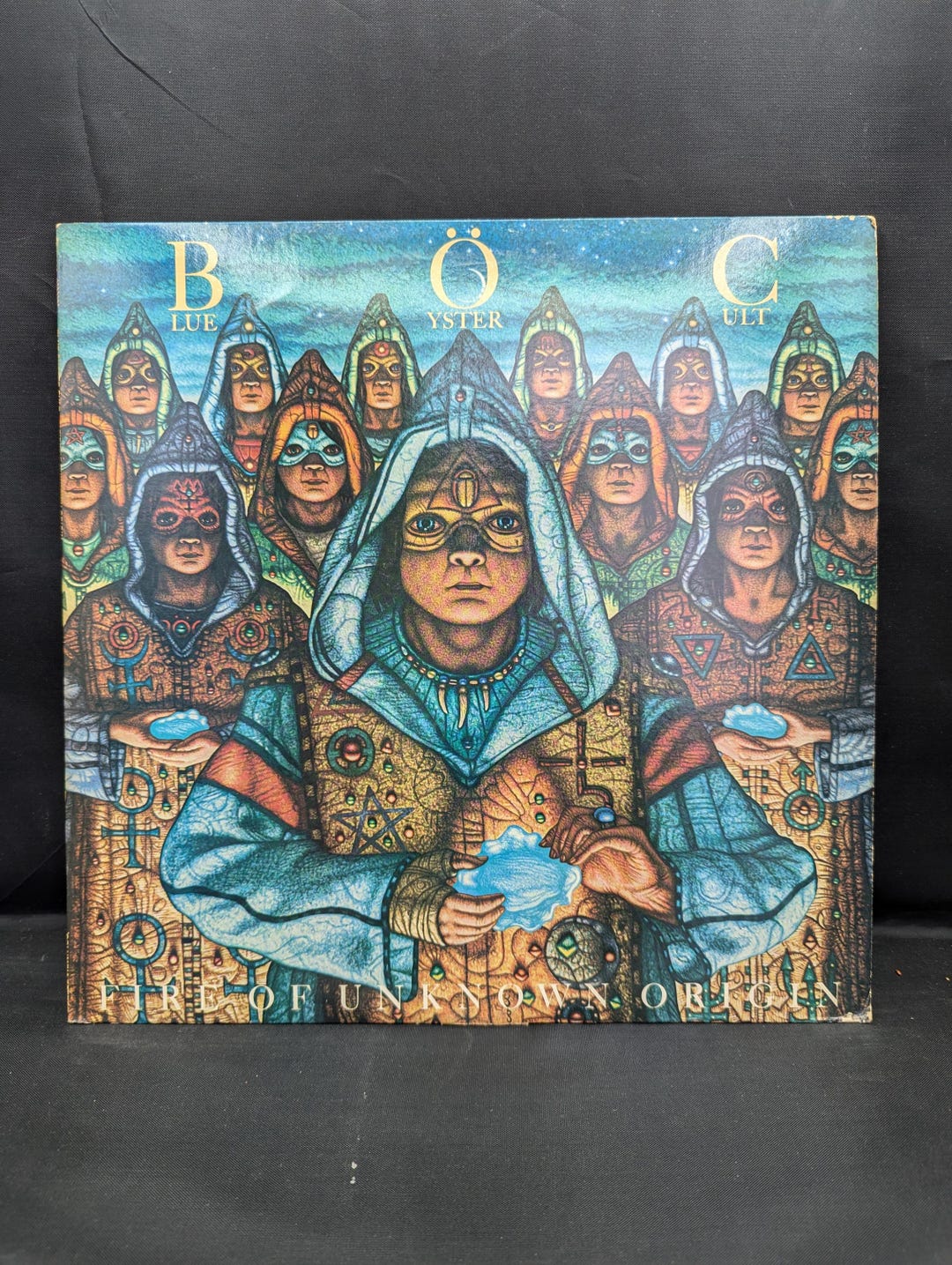 Blue Oyster Cult Fire of Unknown Origin BOC Black Vinyl LP Vinyl Album ...