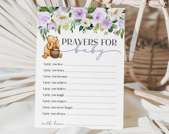 Winnie the Pooh Prayers for Baby - Etsy