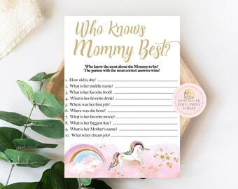 Unicorn Baby Shower - Etsy